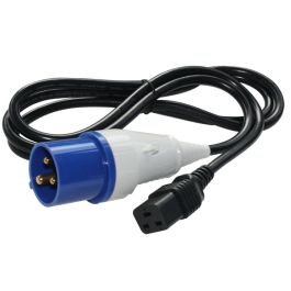 16amp commando Plug - C19 mains lead
