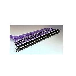 Cat6 24w Panel - Panel cable loom (4 x 6way braided Sleeved Loom)