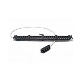 VG310 RJ21 Male Telco - 24w RJ45 Leaded Panel 90 deg hood - 3mt tail